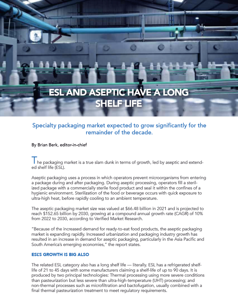 ESL and Aseptic Have a Long Shelf Life - Shibuya Hoppmann