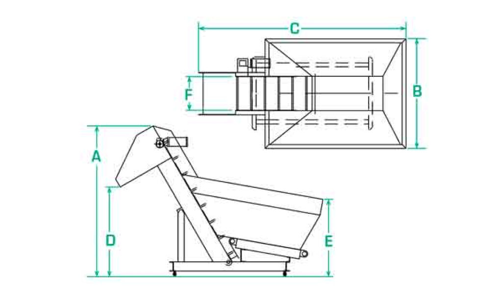 WEP-80 Wide Belt Elevating Prefeeder - Shibuya Hoppmann